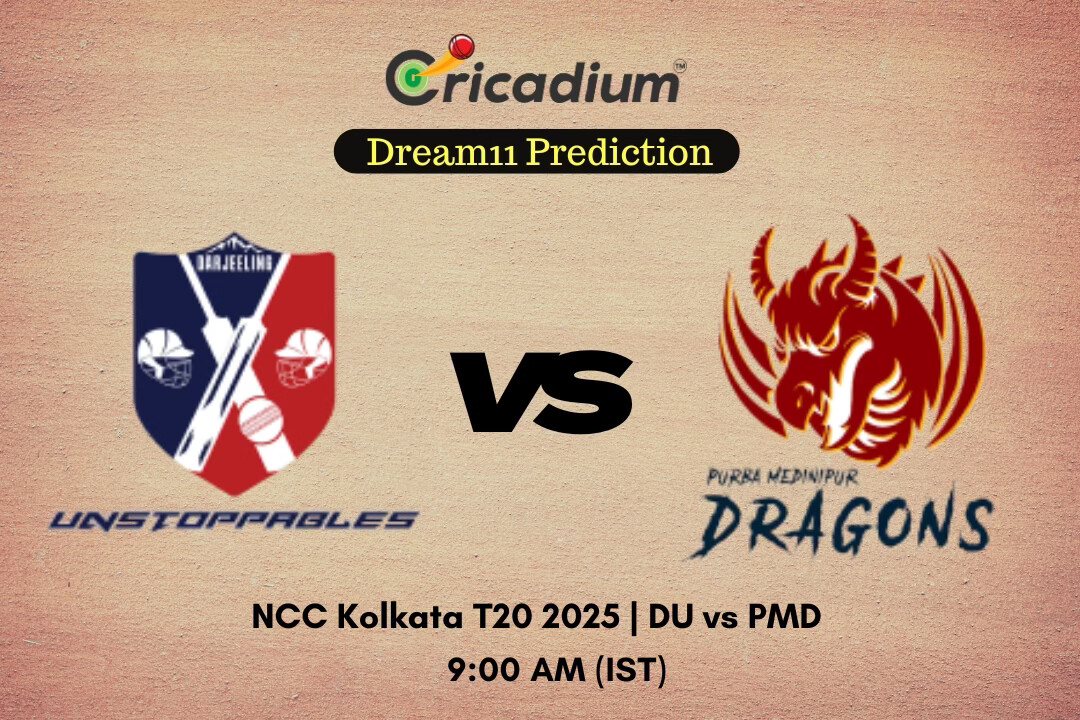 DU vs PMD Dream11 Prediction Today NCC Kolkata T20 2025 Match 3